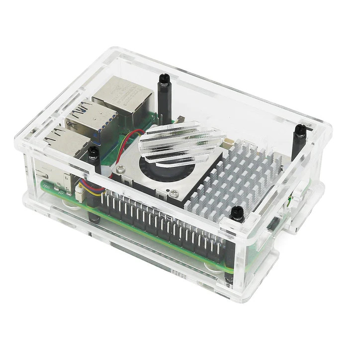 Acrylic Case for Raspberry Pi 5 - PiShop.ca