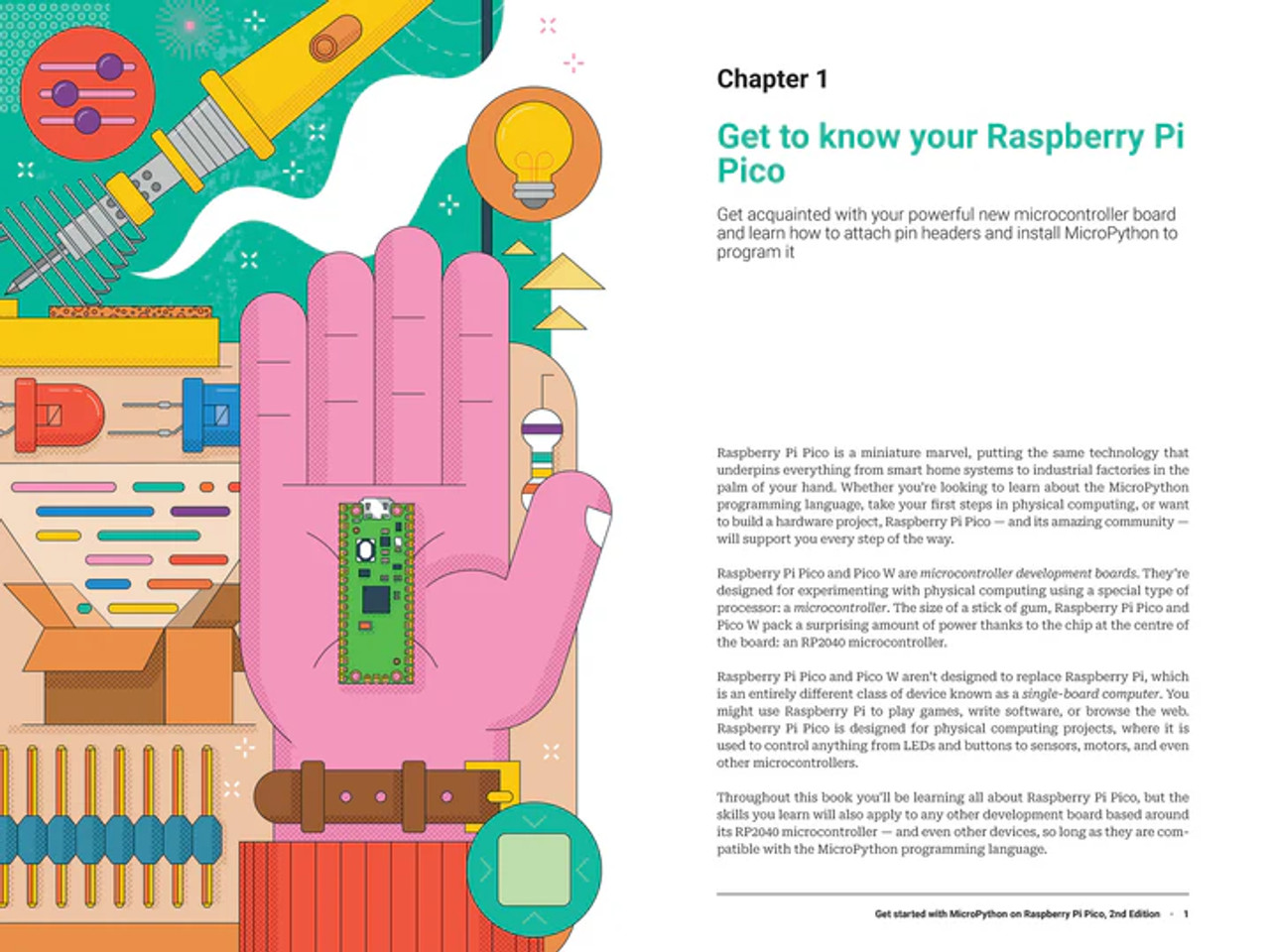 Get Started with MicroPython on Raspberry Pi Pico - 2nd Edition - PiShop.ca