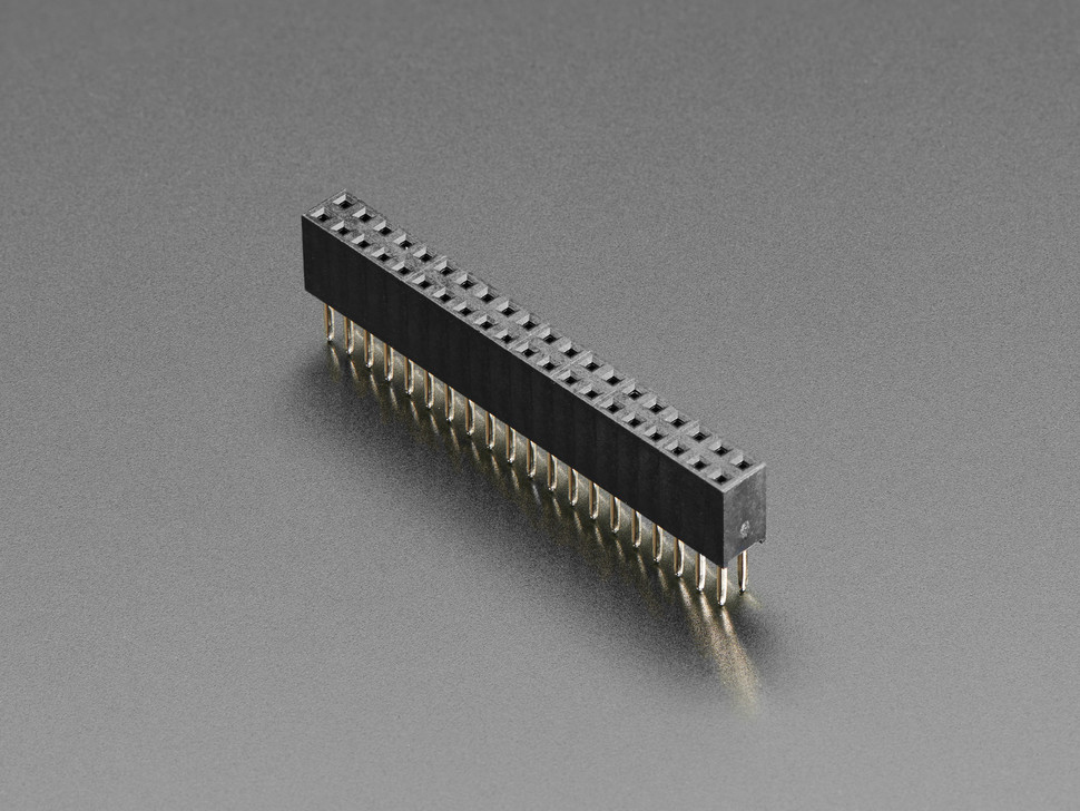 2x20 Socket Riser Header for Raspberry Pi HATs and Bonnets - PiShop.ca