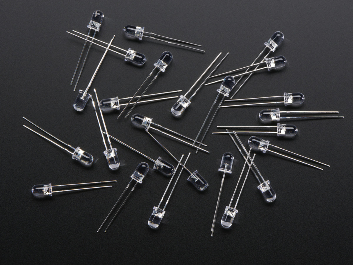 Super Bright Red 5mm LED (25 pack)