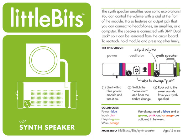 littleBits - SYNTH SPEAKER