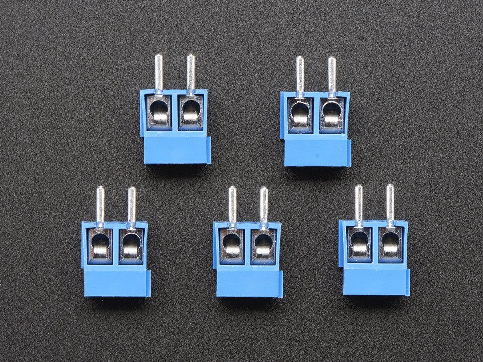 Terminal Block - 2-pin 3.5mm - pack of 5!