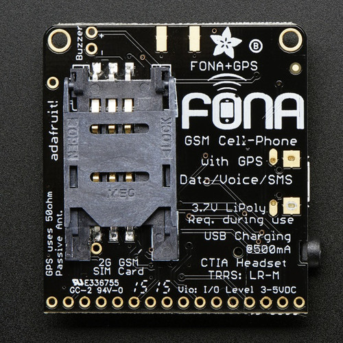 Adafruit Fona 808 Mini Cellular Gsm Gps Breakout Pishopca