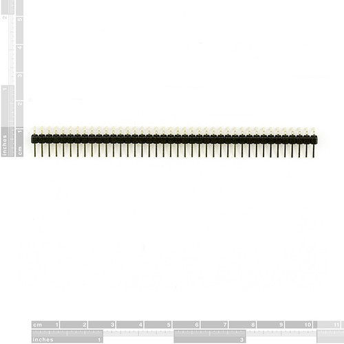 Break Away Male Headers - Right Angle - PiShop.ca