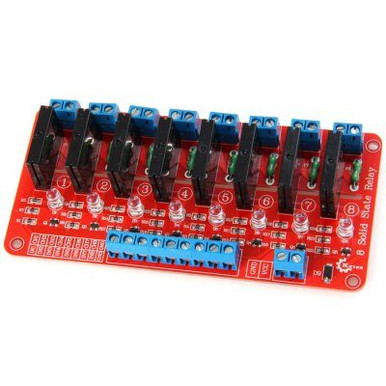 8-Channel Solid State Relay Module - PiShop.ca
