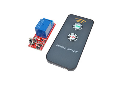 1-Channel Remote Controller Relay Board with Wireless IR Control - 12V