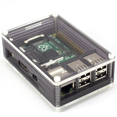 Pimoroni - Pibow - Ninja for Raspberry Pi (2, 3B, 3B+) - PiShop.ca