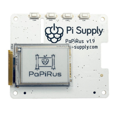 PaPiRus HAT - 1.44" ePaper / eInk Screen HAT for Raspberry Pi - PiShop.ca