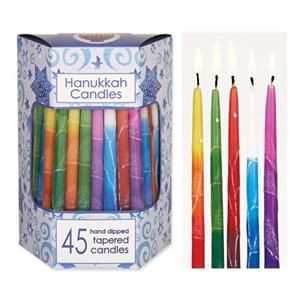 Premium Tapered Hand Decorated Multi Tri Color Candles | Great Pricing ...