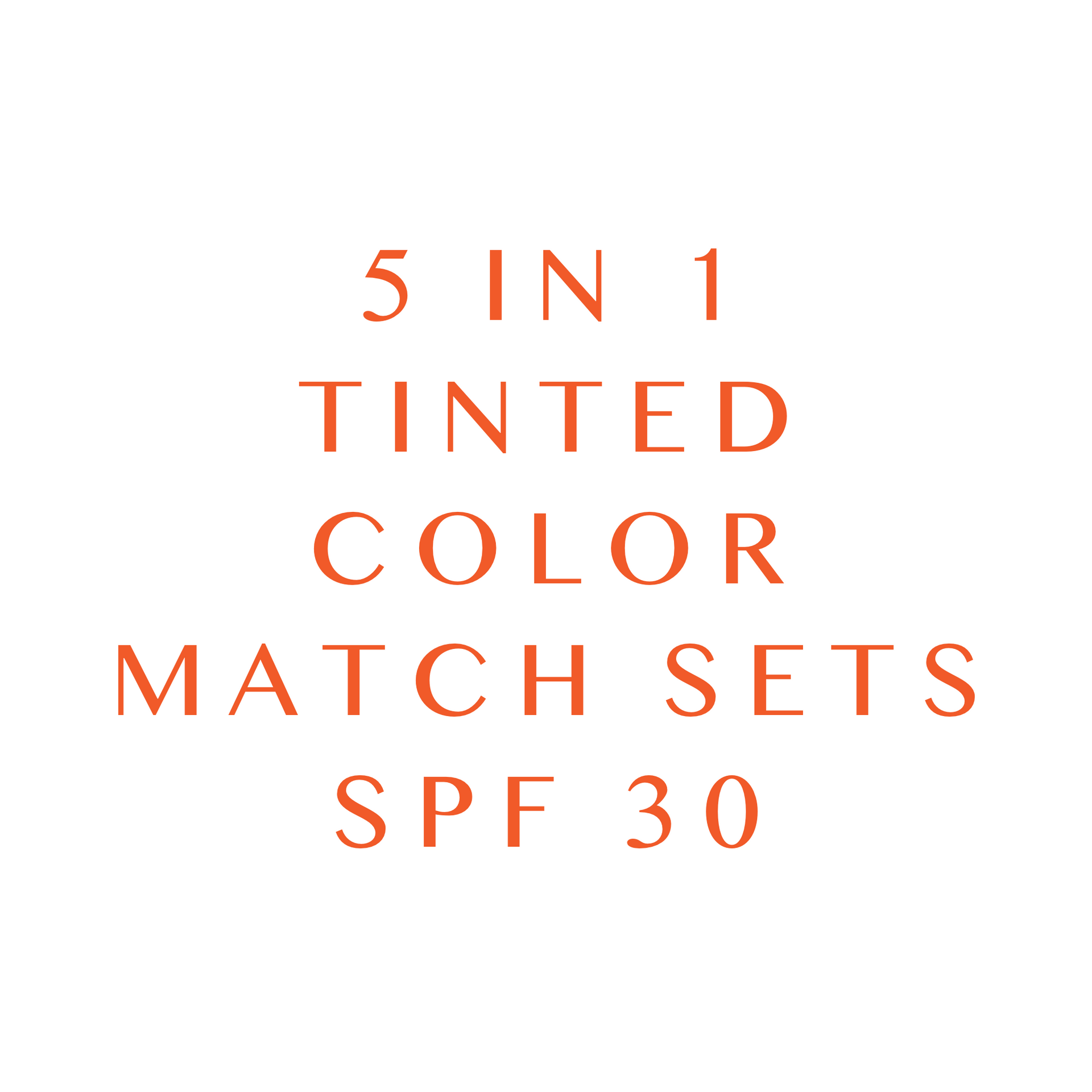 5 In 1 Tinted Sunscreen Color Match Set - Set Of 3 (0.1 Oz)