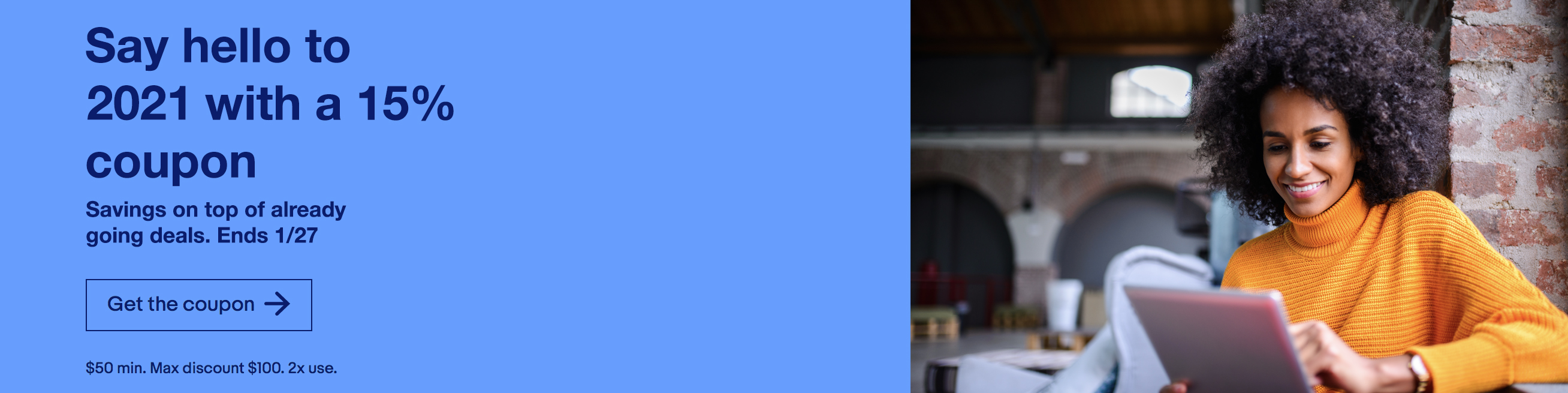 Unlock 15% savings coupon