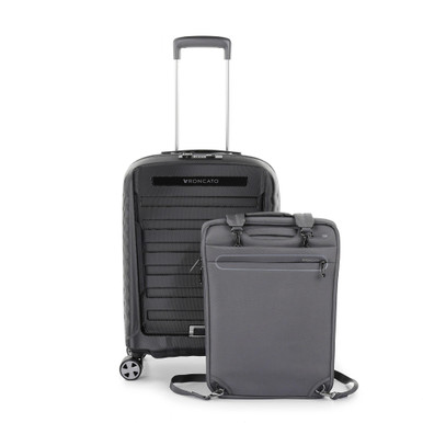 DOUBLE PREMIUM Expandable Cabin Trolley with Removable Backpack