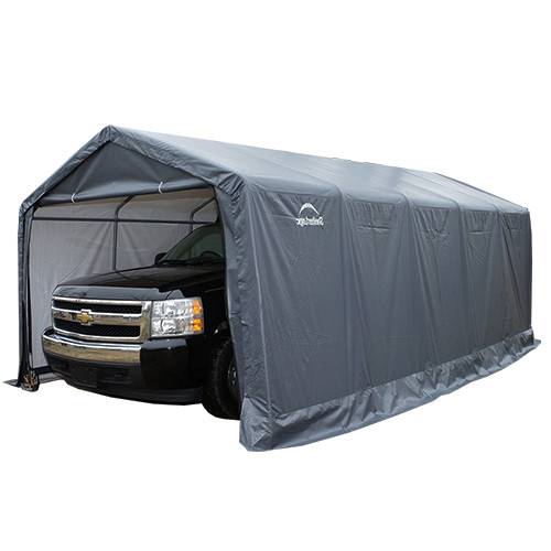 13' x 28' x 10' Portable Garage Canopy – Heavy Duty Steel Frame Shelter ...