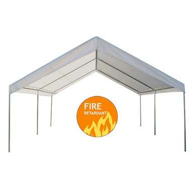 18' x 20' High Peak Canopy with Fire-Retardant Top