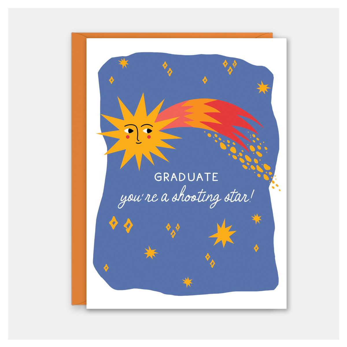 Shooting Star Graduate | Graduation Card | Rock Scissor Paper