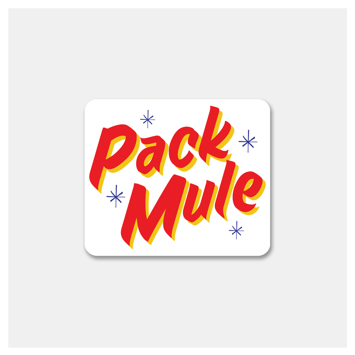 Pack Mule | Vinyl Sticker | Rock Scissor Paper