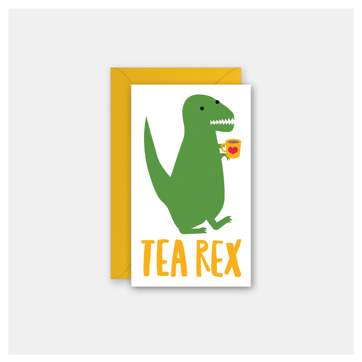 Tea Rex | Enclosure Cards | Pack of 4 cards & envelopes