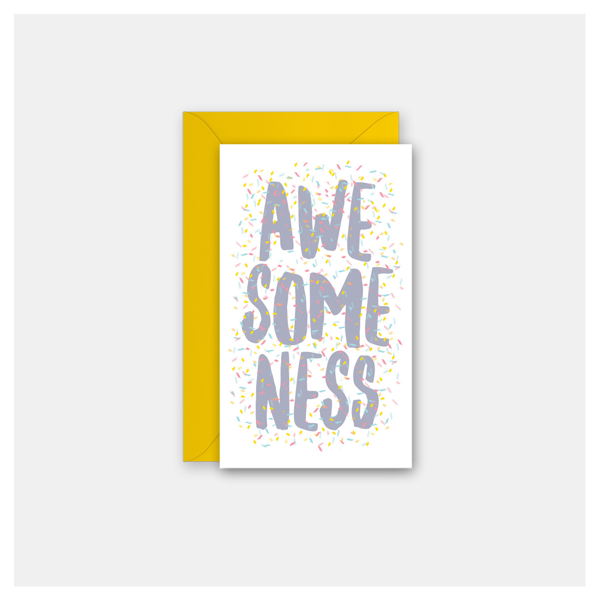 Awesomeness | Set of 4 Enclosure Cards | Rock Scissor Paper