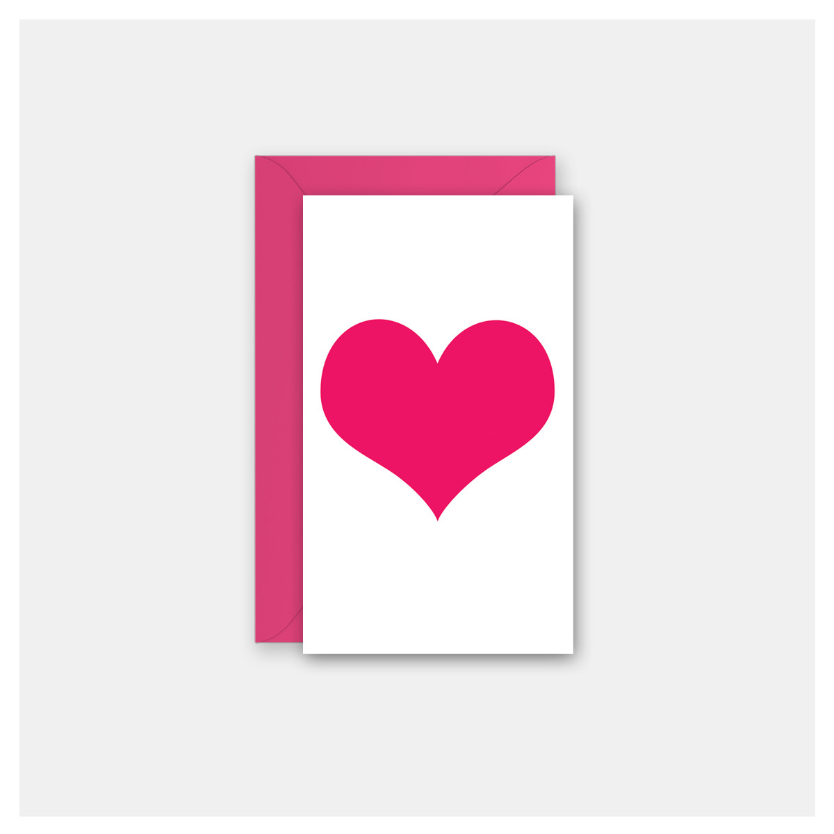 Big Heart | Set of 4 Enclosure Cards | Rock Scissor Paper