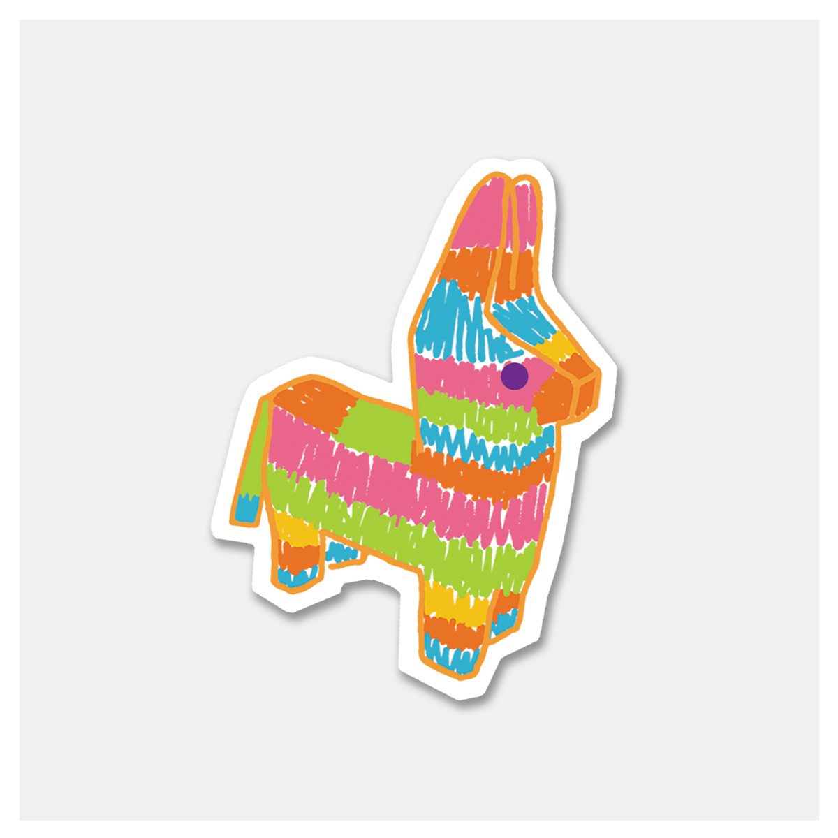 Piñata | Vinyl Sticker | Rock Scissor Paper