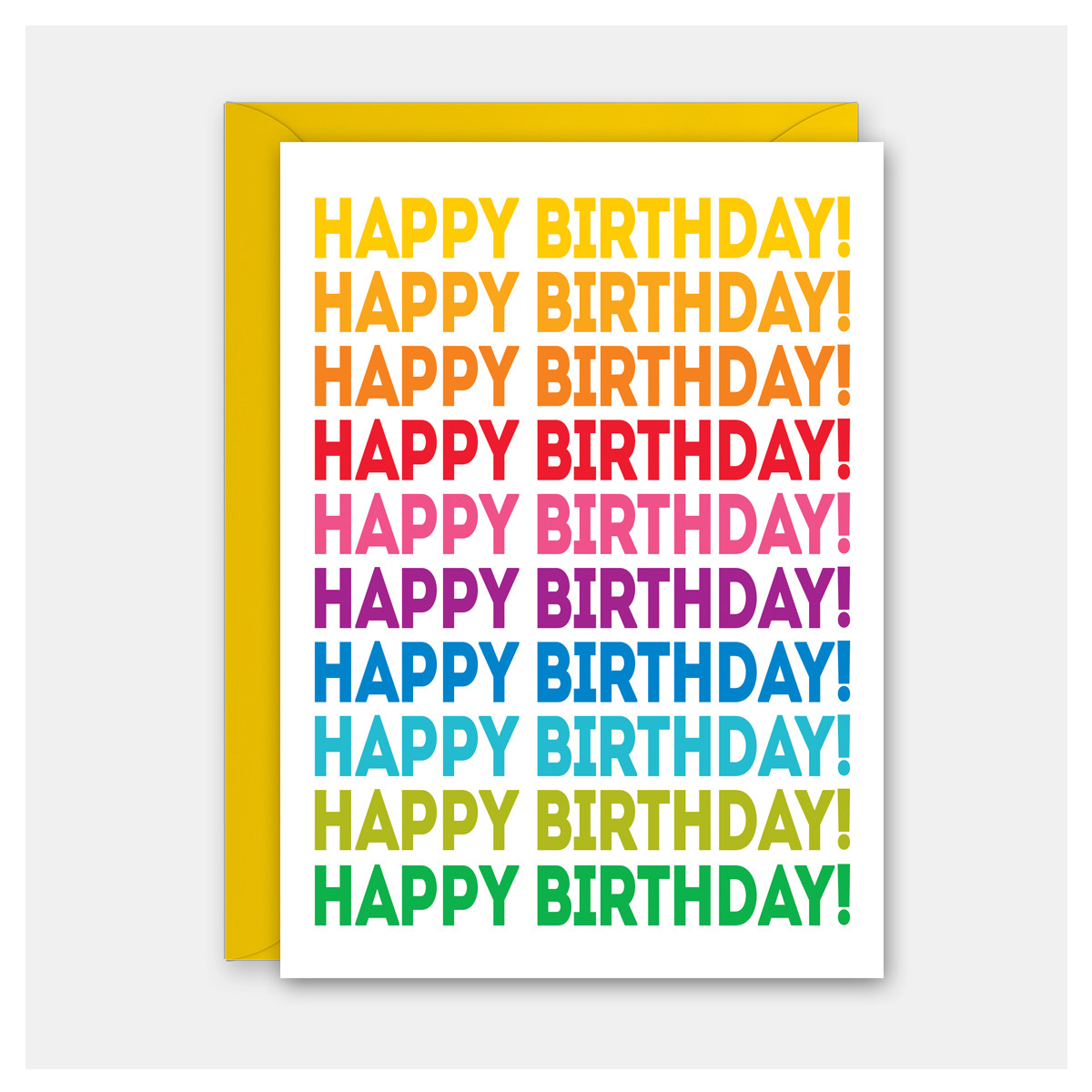 Birthday Repeat | Birthday Card | Rock Scissor Paper