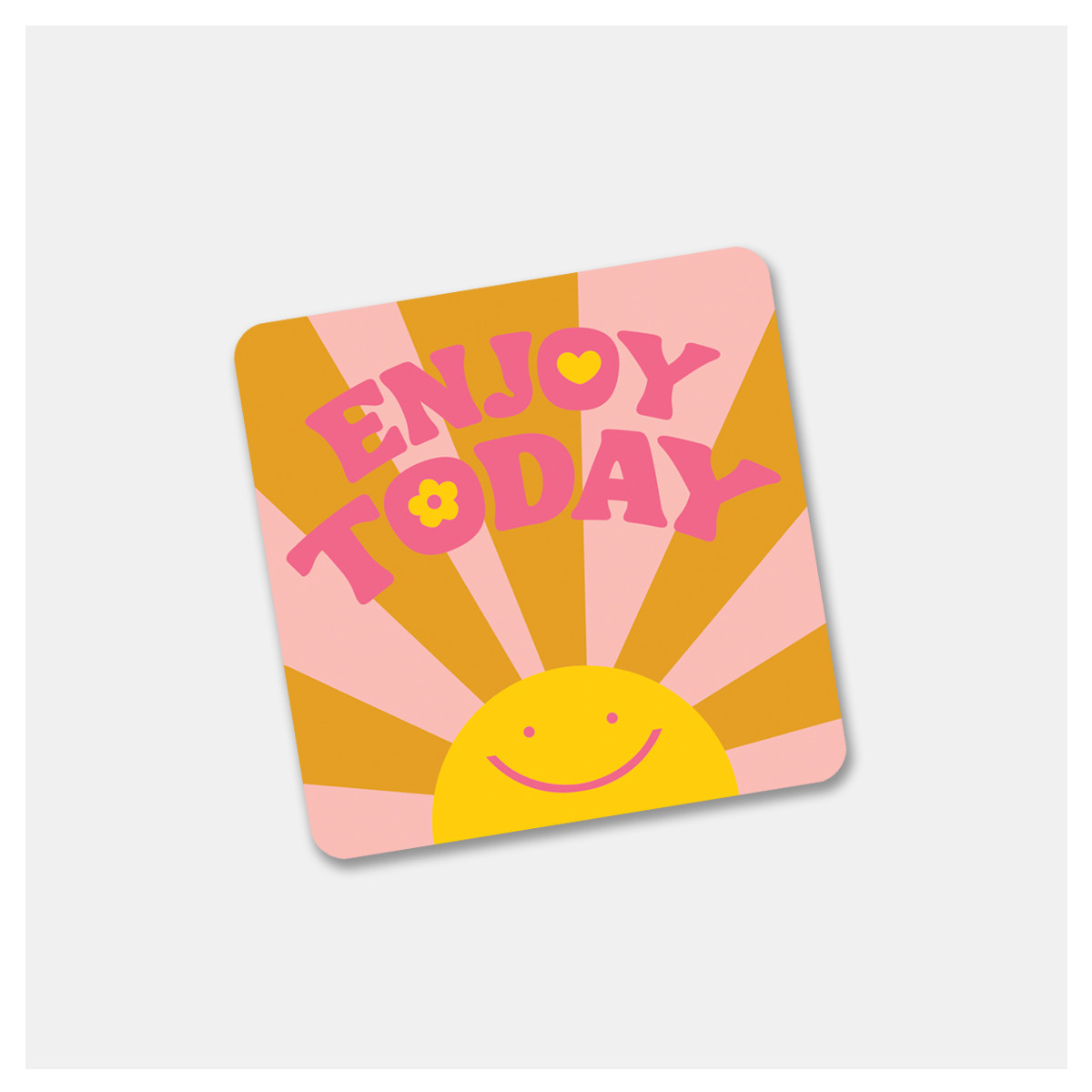 Enjoy Today | Vinyl Sticker | Rock Scissor Paper