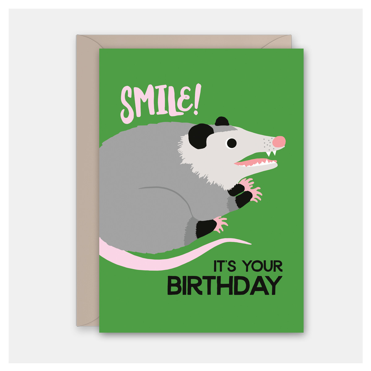 Possum | Birthday Card | Rock Scissor Paper