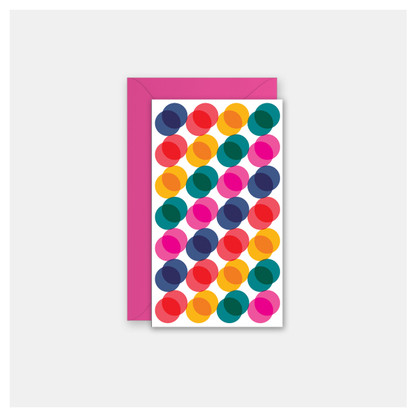 Dot Matrix - Set of 4 Mini Cards - Rock Scissor Paper