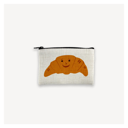 Croissant | Pencil Pouch | Rock Scissor Paper