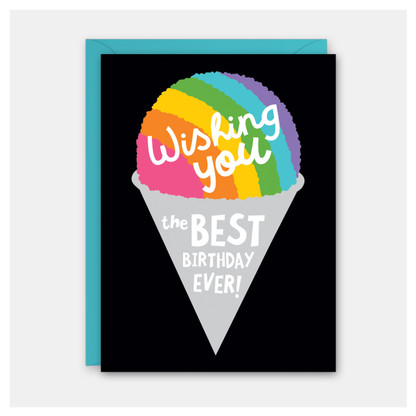 Snowcone| Birthday Card | Rock Scissor Paper