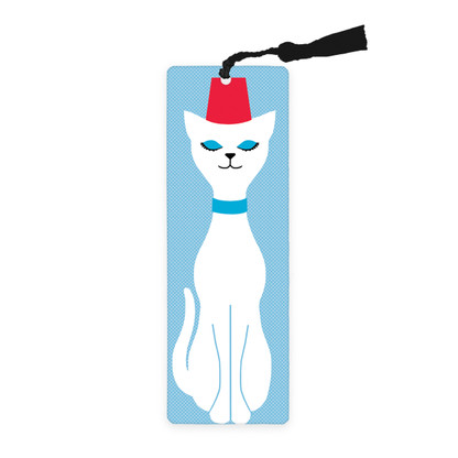 Cat with Fez | Bookmark | Rock Scissor Paper