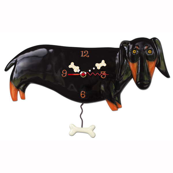 Otis Dachshund Clock | Allen Designs Wall Clocks