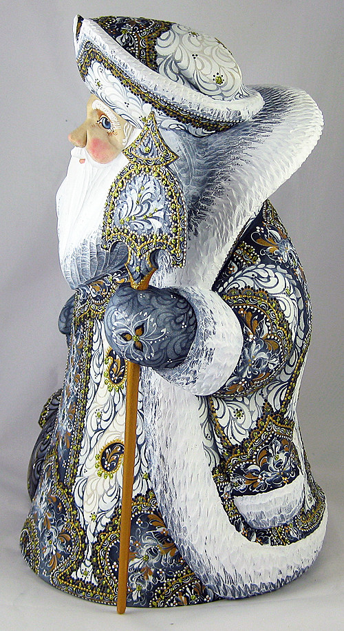 Magical Season Russian Santa - White and Silver Coat | Grandfather ...