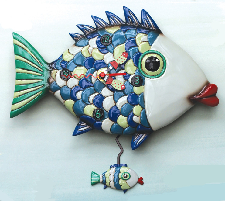 Fishy Lips Clock | Allen Designs Wall Clocks