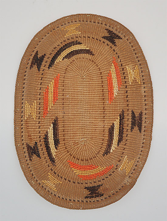 Antique Tlingit Native Hand Woven Plate