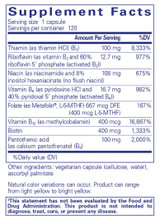 B-Complex Plus, 120 Vcaps, Pure Encapsulations