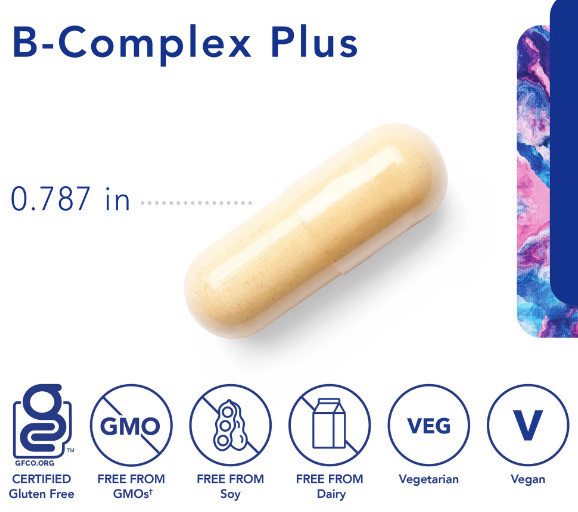 B-Complex Plus, 120 Vcaps, Pure Encapsulations
