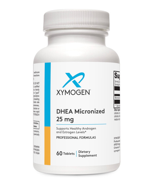 DHEA Micronized 25mg, 60 Tablets, Xymogen