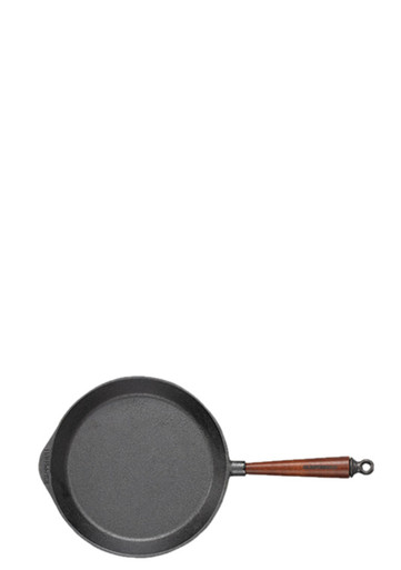 Skeppshult Cast Iron Frying Pan – 24 cm Beech Handle | Croghan