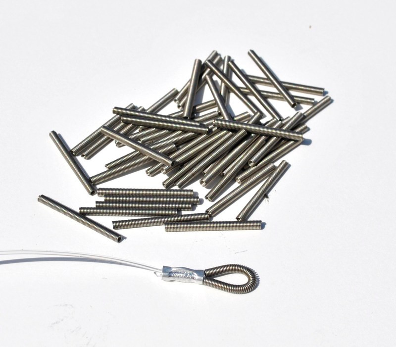 Stainless Steel Spring Loop Protectors 50pcs - CatchAllTackle.com