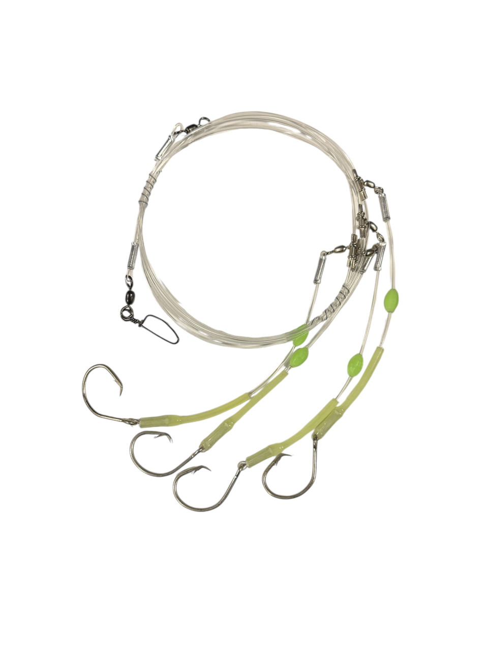 Premium Deep Drop 4 Hook Rig Mustad 39960 Hooks - CatchAllTackle.com