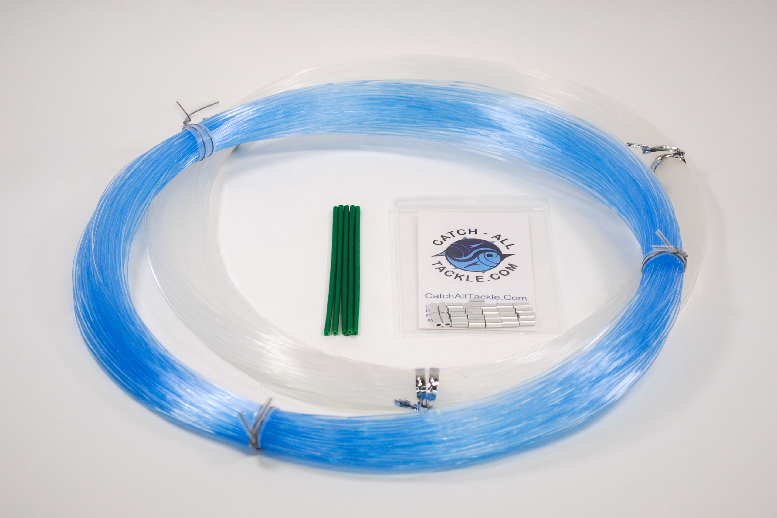 Monofilament Fishing Leader 100YDS 1.0mm -2.4mm w/crimps ...