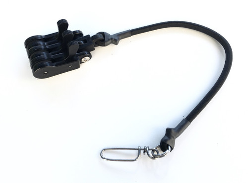 Hal-Lock Outrigger Pulley - 3 Sizes - Black - 12-Inch - CatchAllTackle.com