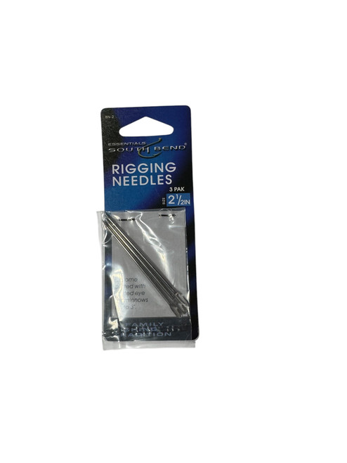 Chrome Plated 2 1/2" Rigging Needles 3 ct - CatchAllTackle.com