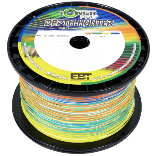 Power Pro Multi Color Braid 1,500 yard spool Depth Hunter ...