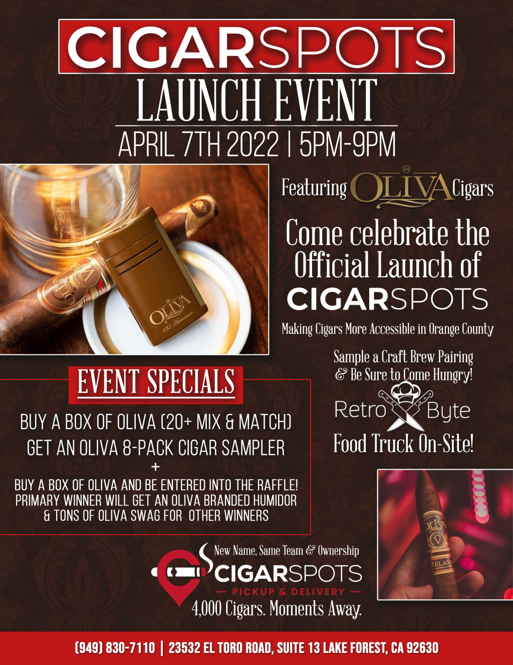 CigarSpots Launch Celebration - CigarSpots