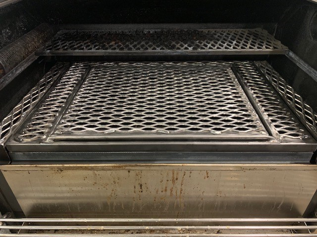 Yoder 640 BBQ Sliding Shelf Accessory Kit w/ Drop-In