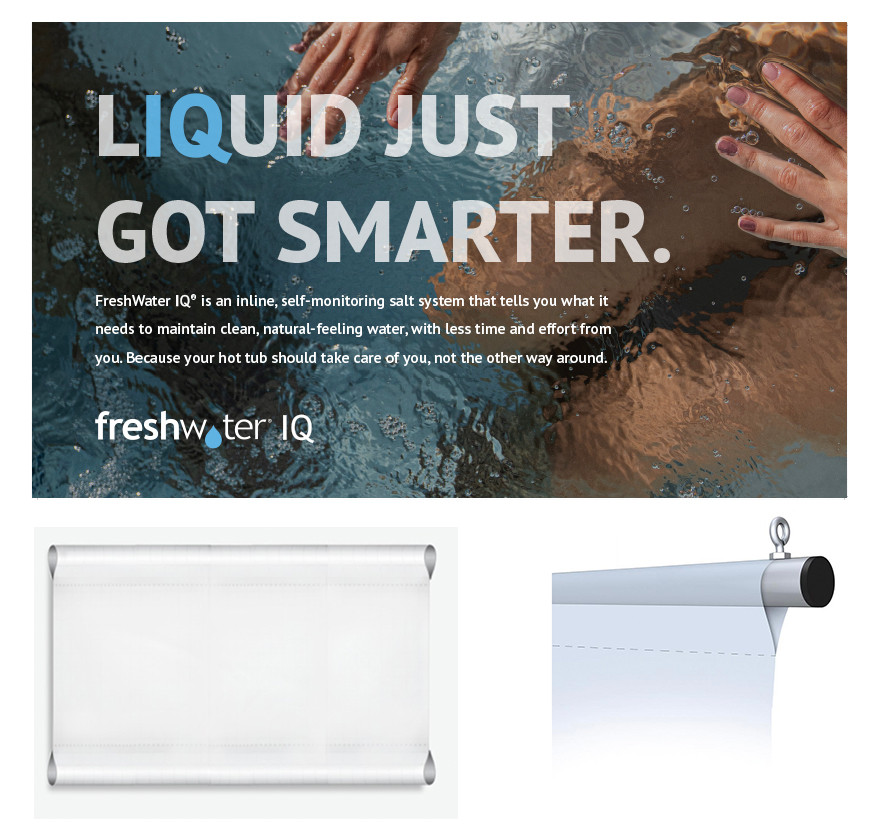 FreshWater IQ Hanging Banner Caldera