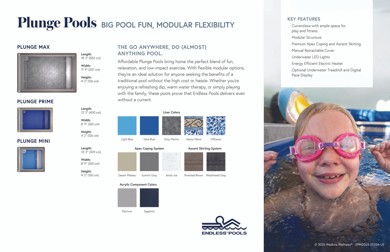 Modular Plunge Pools Spa Sign | 2025