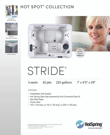 HotSpot Stride Spa Stand Graphic 13 x 16